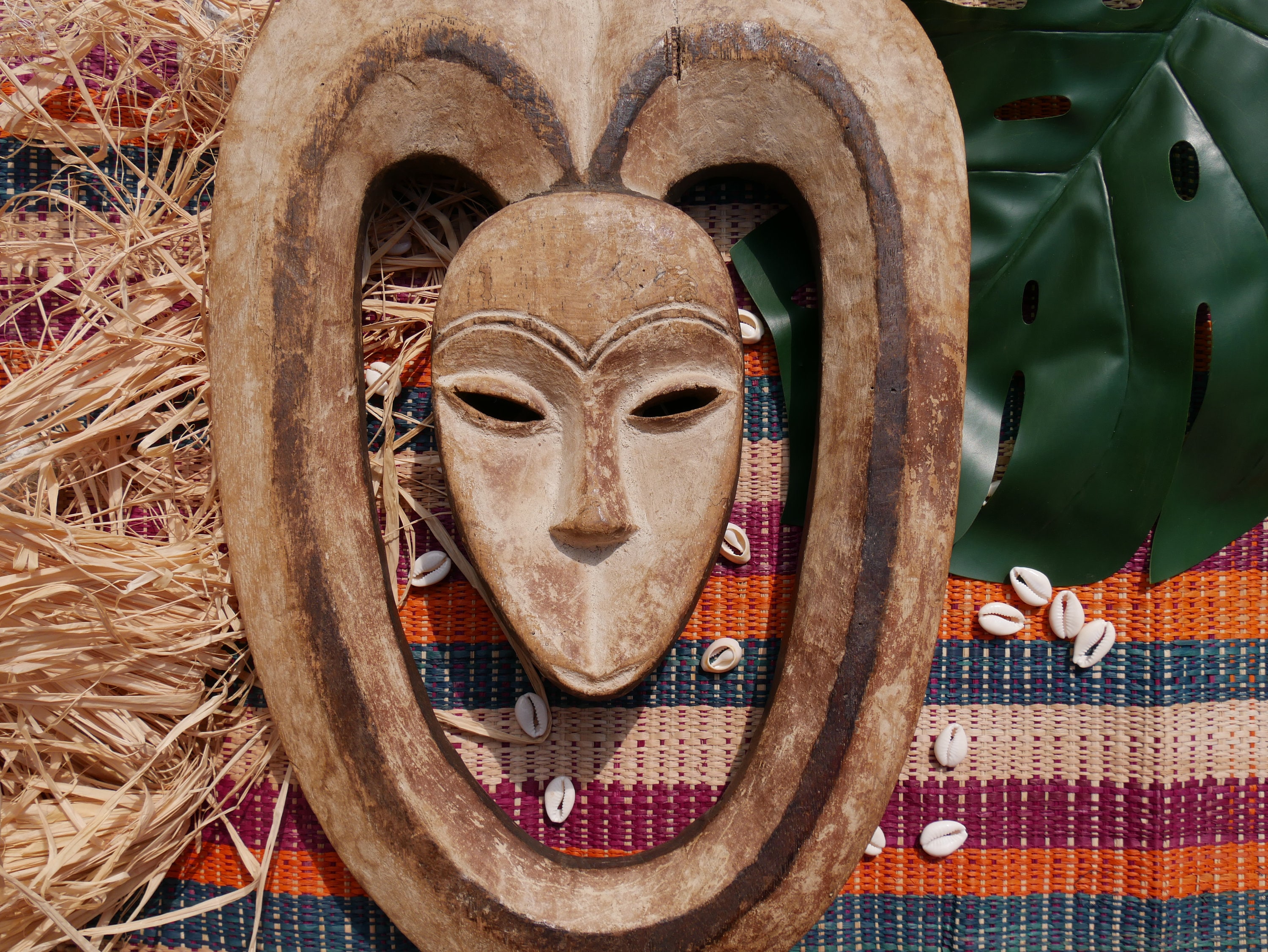 Kwele Maask. Ekuk Mask. Anthropomorphic mask. Congo Mask. | Etsy