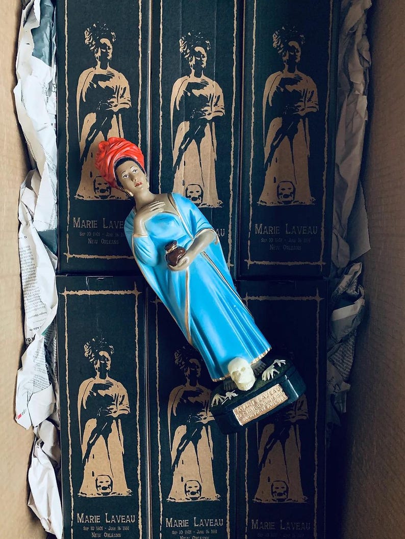 Marie Laveau Statue New Orleans Voodoo Queen - Etsy