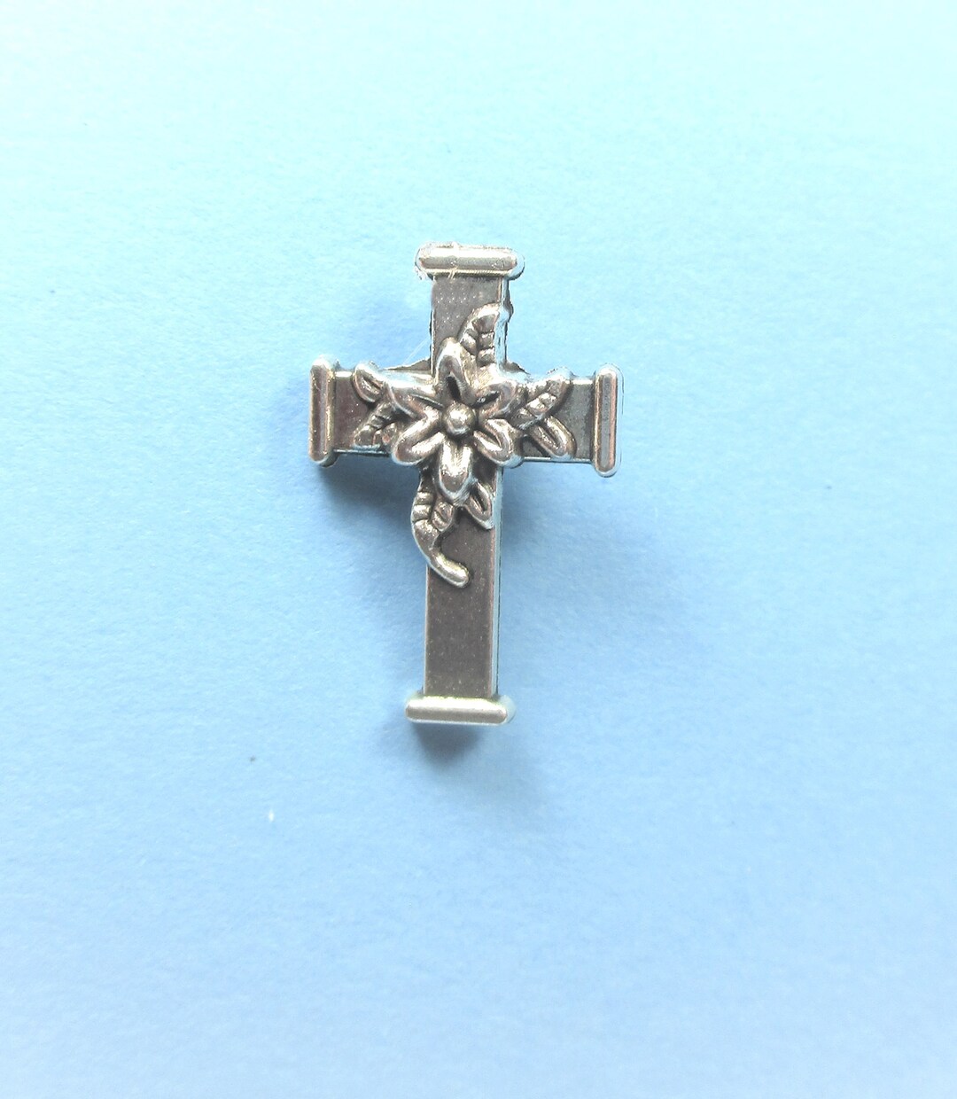 Cross Antique Silver Pin - Etsy
