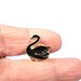 Enamel Swan Pin**white or Black - Etsy
