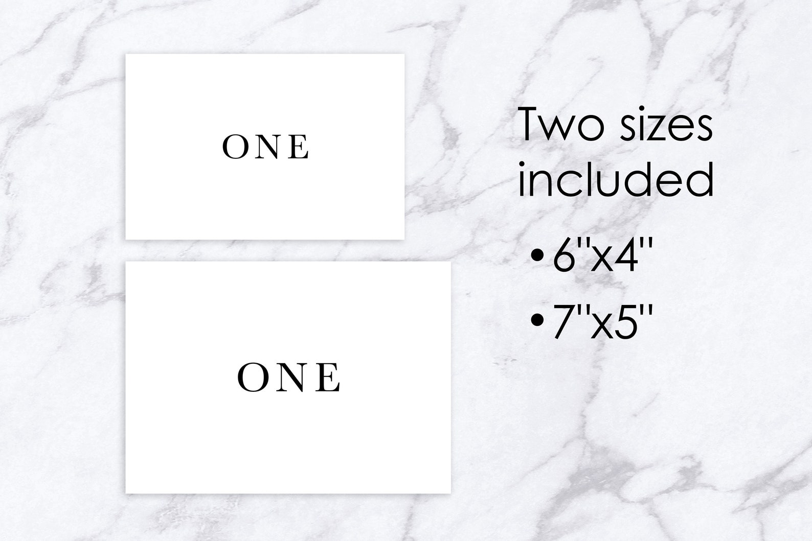 Table Numbers, Modern and Minimalist Black and White Numbers ...