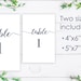 Navy Blue Table Numbers, Printable Numbers Template for Wedding ...