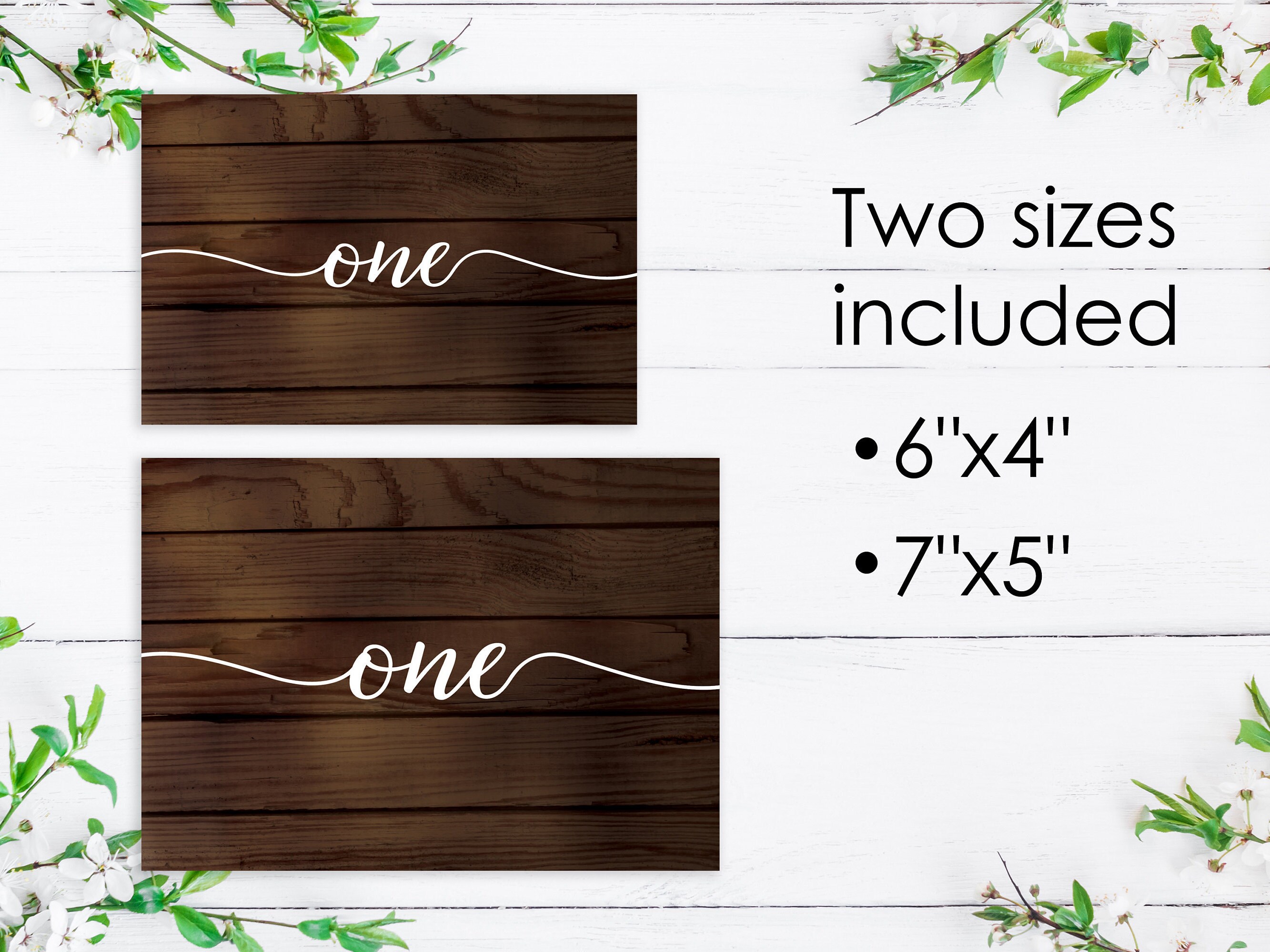 Rustic Table Numbers With Wood Texture, Printable Template for Wedding ...