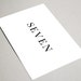 Table Numbers, Modern and Minimalist Black and White Numbers ...