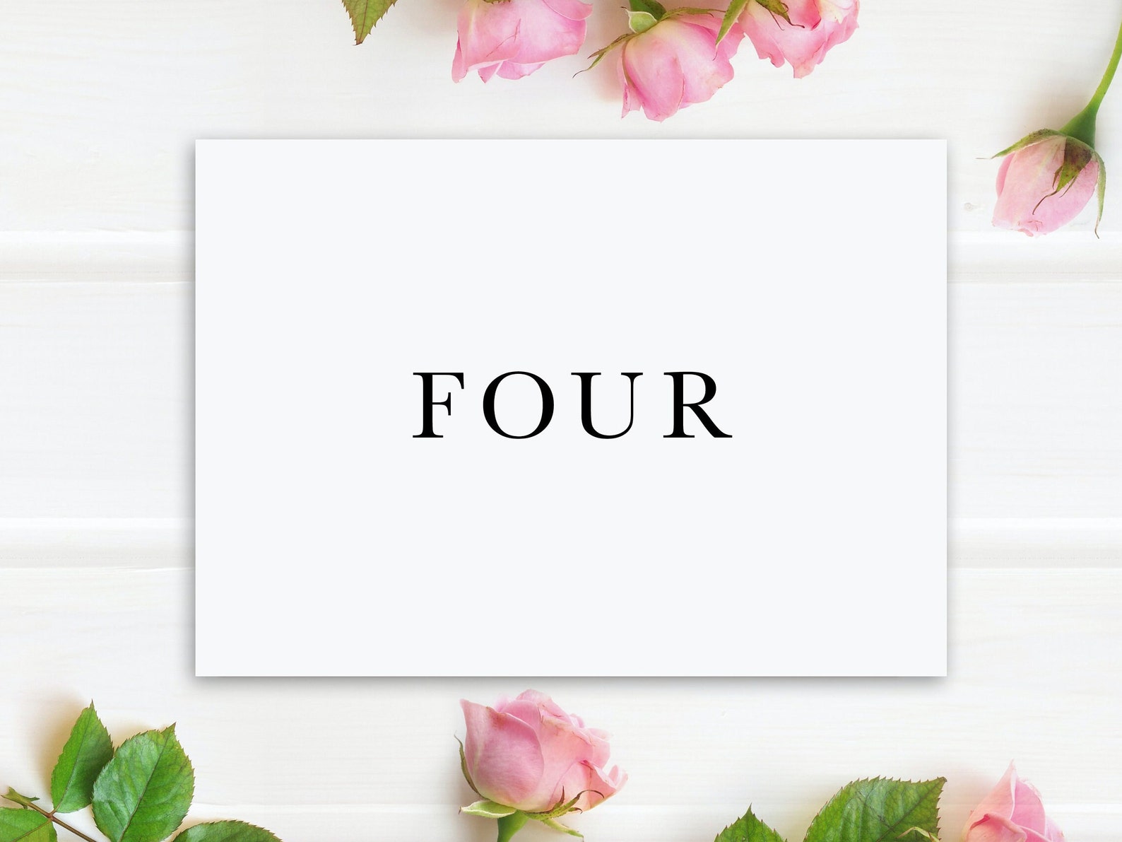 Table Numbers, Modern and Minimalist Black and White Numbers ...
