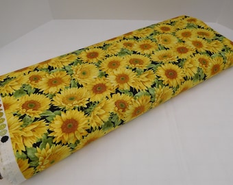 Sunflower fabric | Etsy