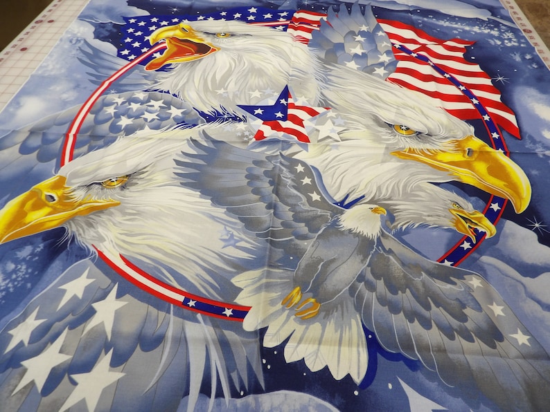 1514 Eagle Tribute Panel From Sykel 35.75 W X - Etsy