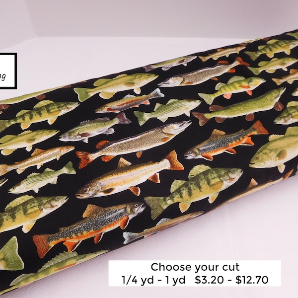 Fish Fabric - Etsy
