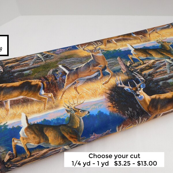 Deer Fabric - Etsy