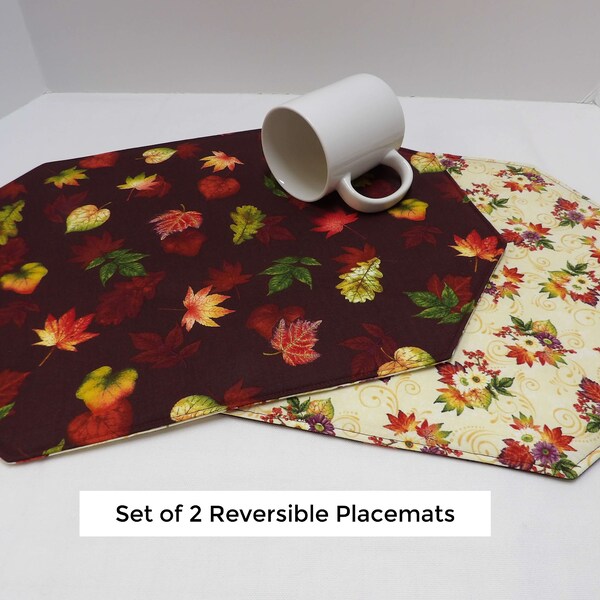 Fall Leaf Placemats - Etsy