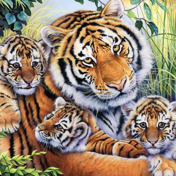 Tiger Fabric Panels - Etsy