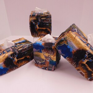 920 Deer Quilt Fabric Panel Whitetail Deer Trophy Buck Startled Buck ...