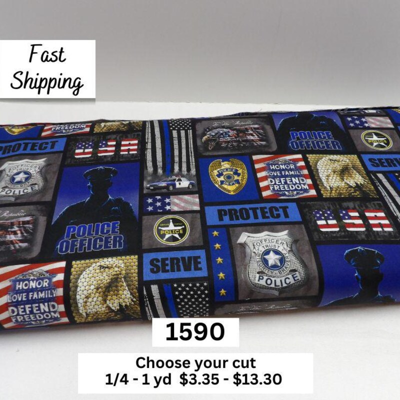 Police Officer Quilt - Etsy
