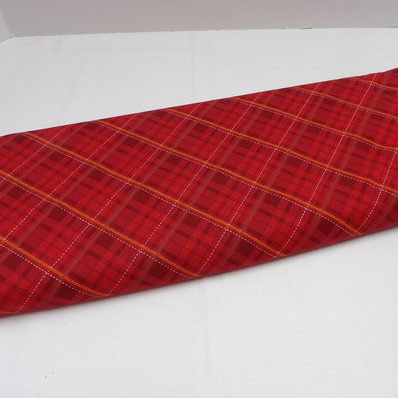 Red Plaid Fabric - Etsy