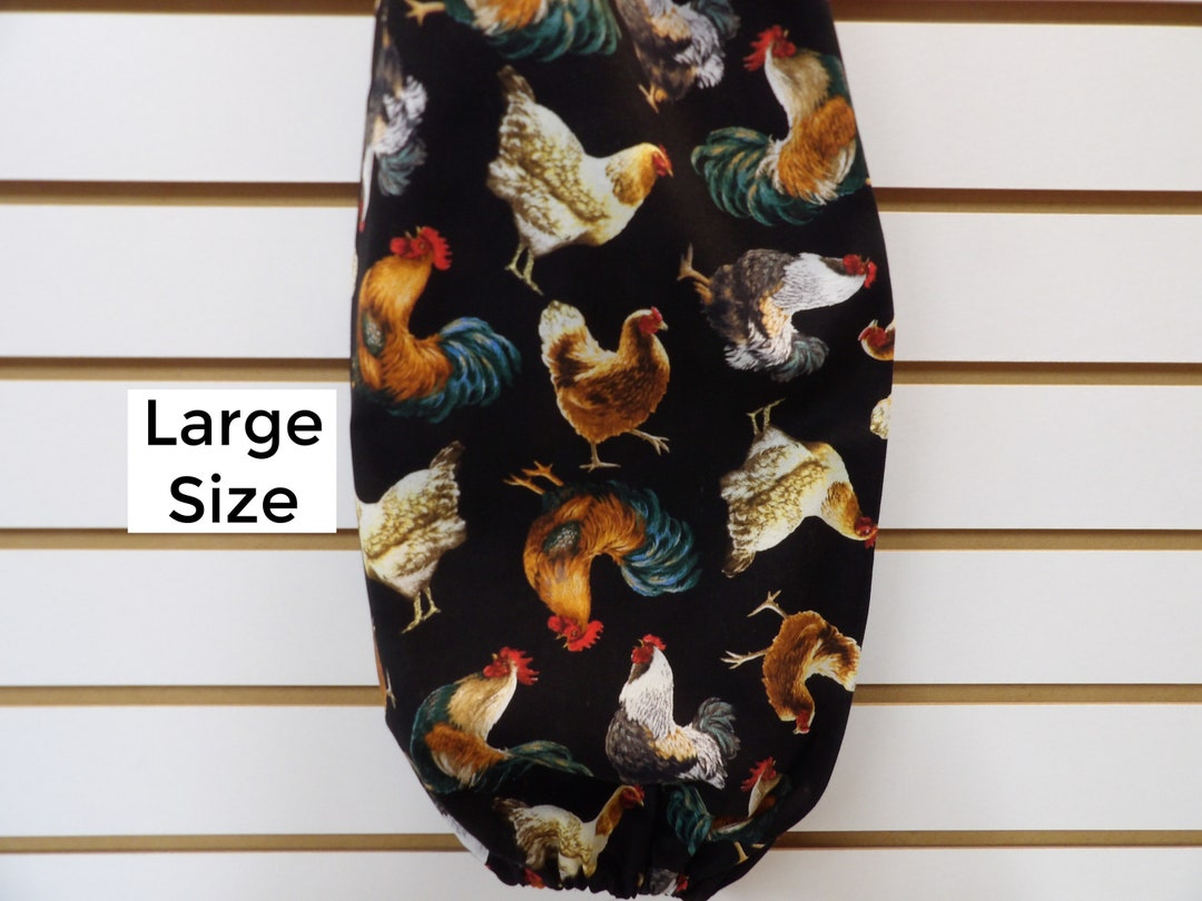 1279 Free Range Chickens Plastic Bag Holder; Country Kitchen Organizer ...
