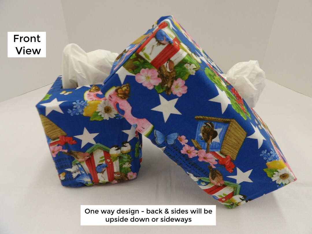 845 America Beautiful Tissue Box Covers; Rectangular, Square; Patriotic ...