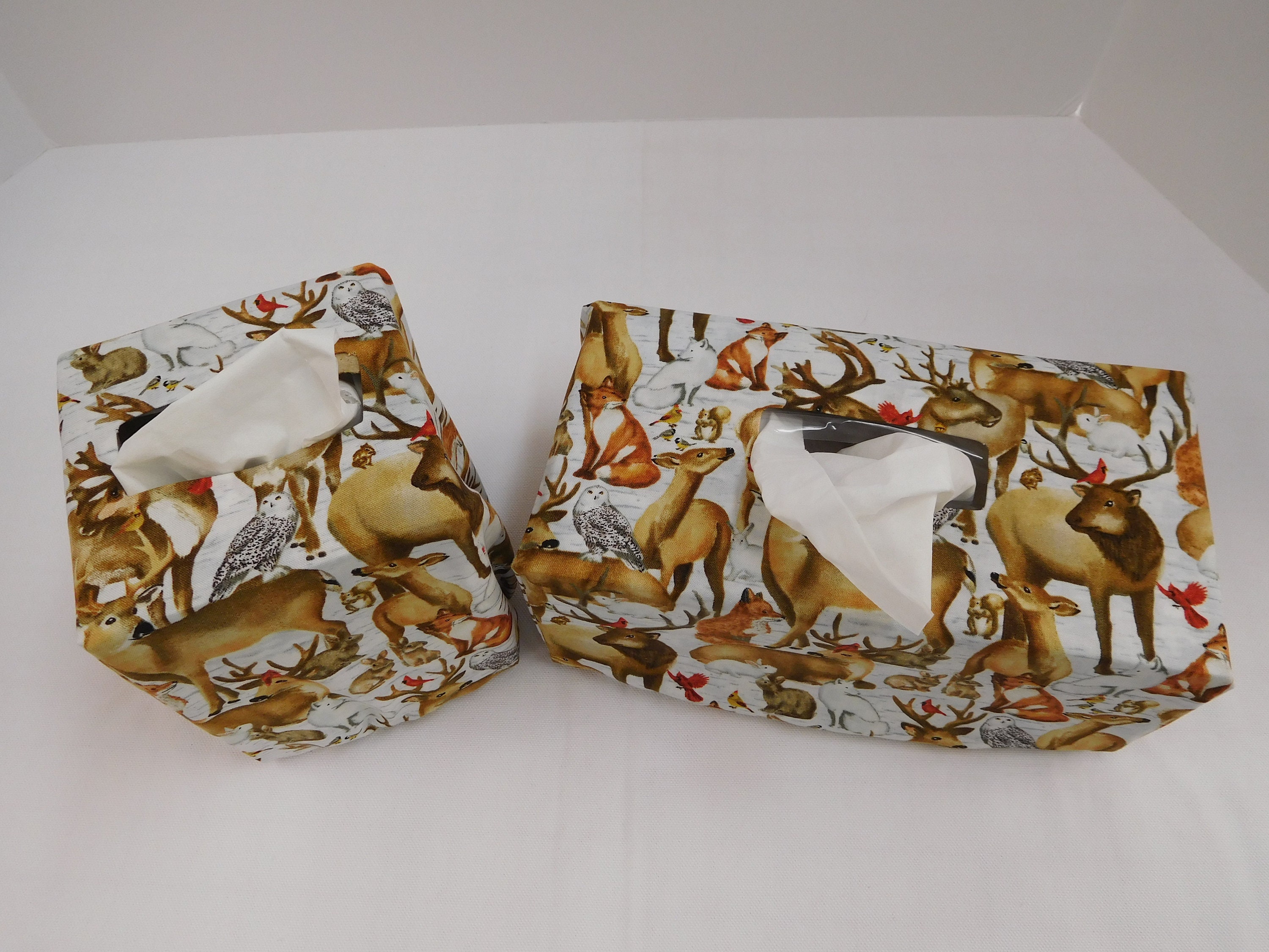 785 Forest Animals Tissue Box Covers Rectangular Square - Etsy