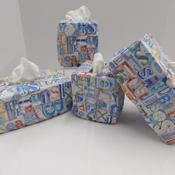 Nautical Rectangular Tissue Box Holder - Etsy