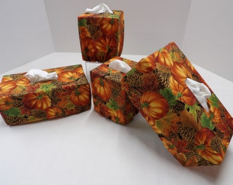 Leaf Textured Tissue Box Cover Square Rust Colored Resin Heavy Fall ...