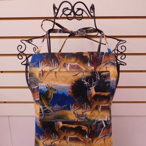 920 Deer Quilt Fabric Panel Whitetail Deer Trophy Buck Startled Buck ...