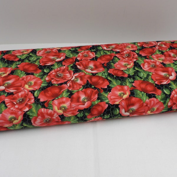 Poppy Fabric - Etsy