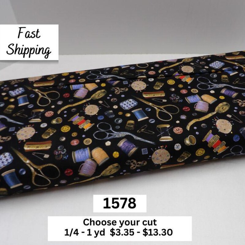 Sewing Theme Fabric - Etsy