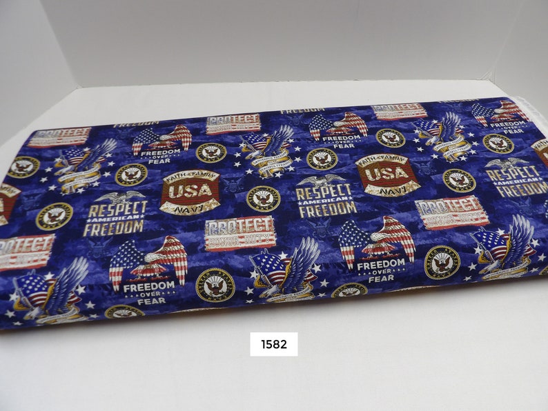 1588 US Navy Fabric by the Yard. NEW From Sykel #1339N. Yardage, Small ...