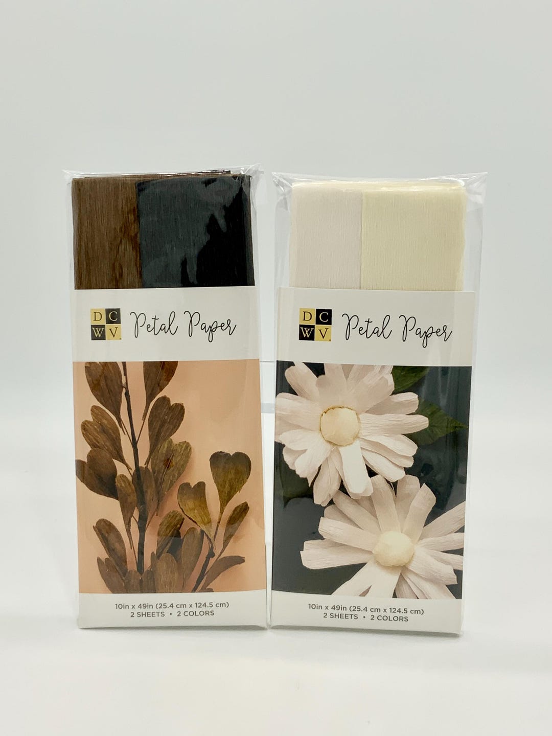 Floral Petal Paper - Light & Dark Colors, Craft Supply (10x49 In) - Etsy