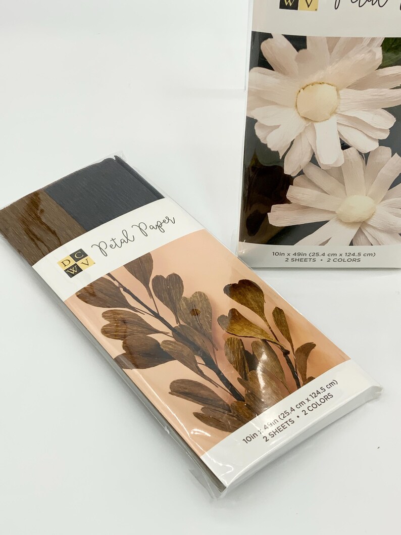 Floral Petal Paper - Light & Dark Colors, Craft Supply (10x49 In) - Etsy