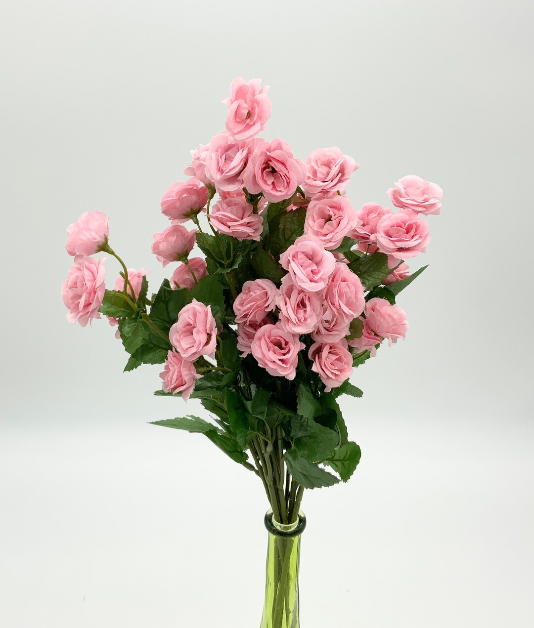 Small Roses Bunch Craft Roses Pink Roses Wedding Decor Light Pink ...