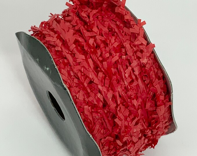 6 Rolls of Red Wired Ribbon DIY Wreaths Craft Kits Home Decor DIY ...