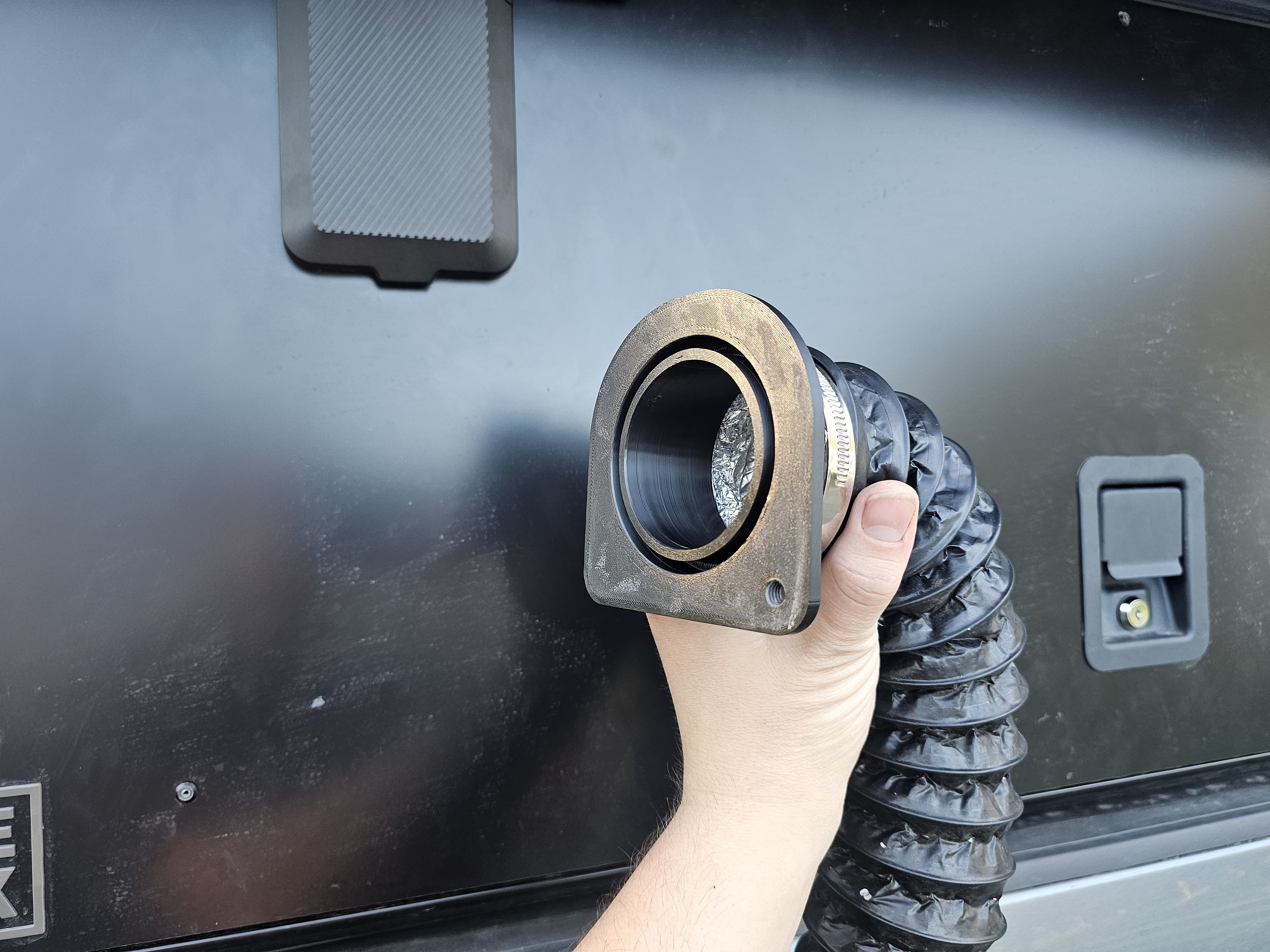 Lone Peak Camper Diesel Heater Port Quick Attach Mount - Etsy