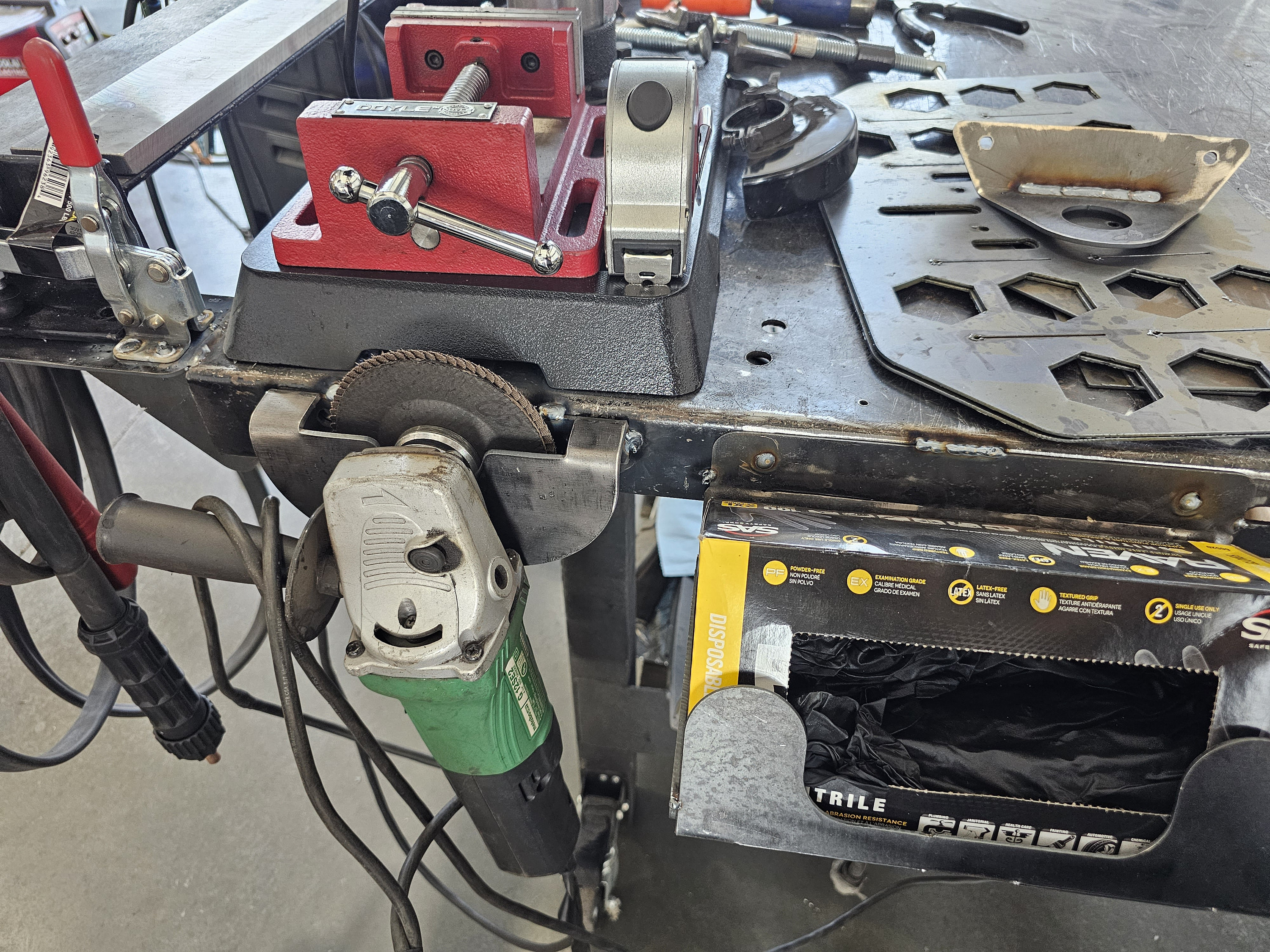 Simple Angle Grinder Mount DXF File - Etsy