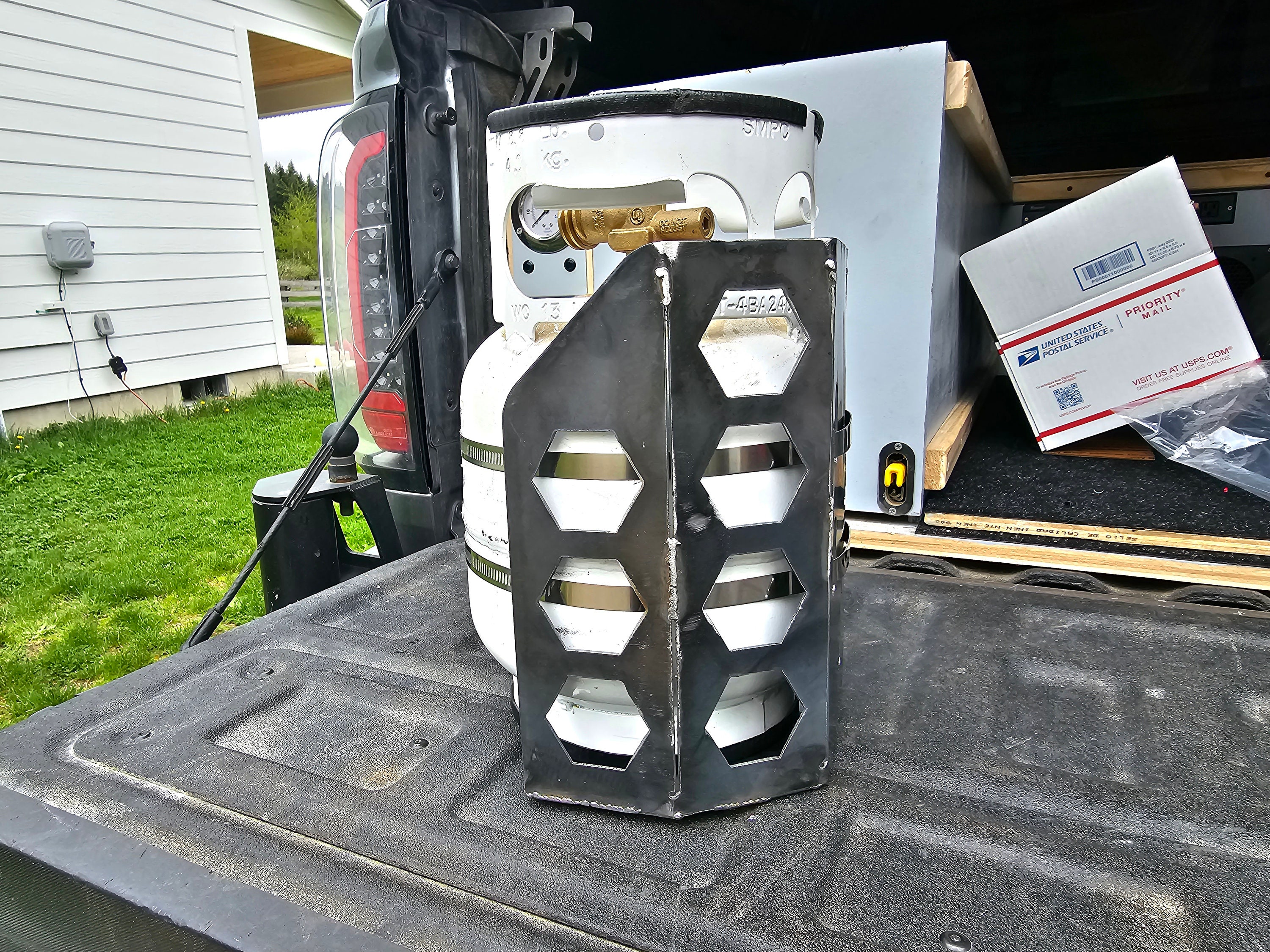 5lb Propane Tank Mount DXF Digital File - Etsy