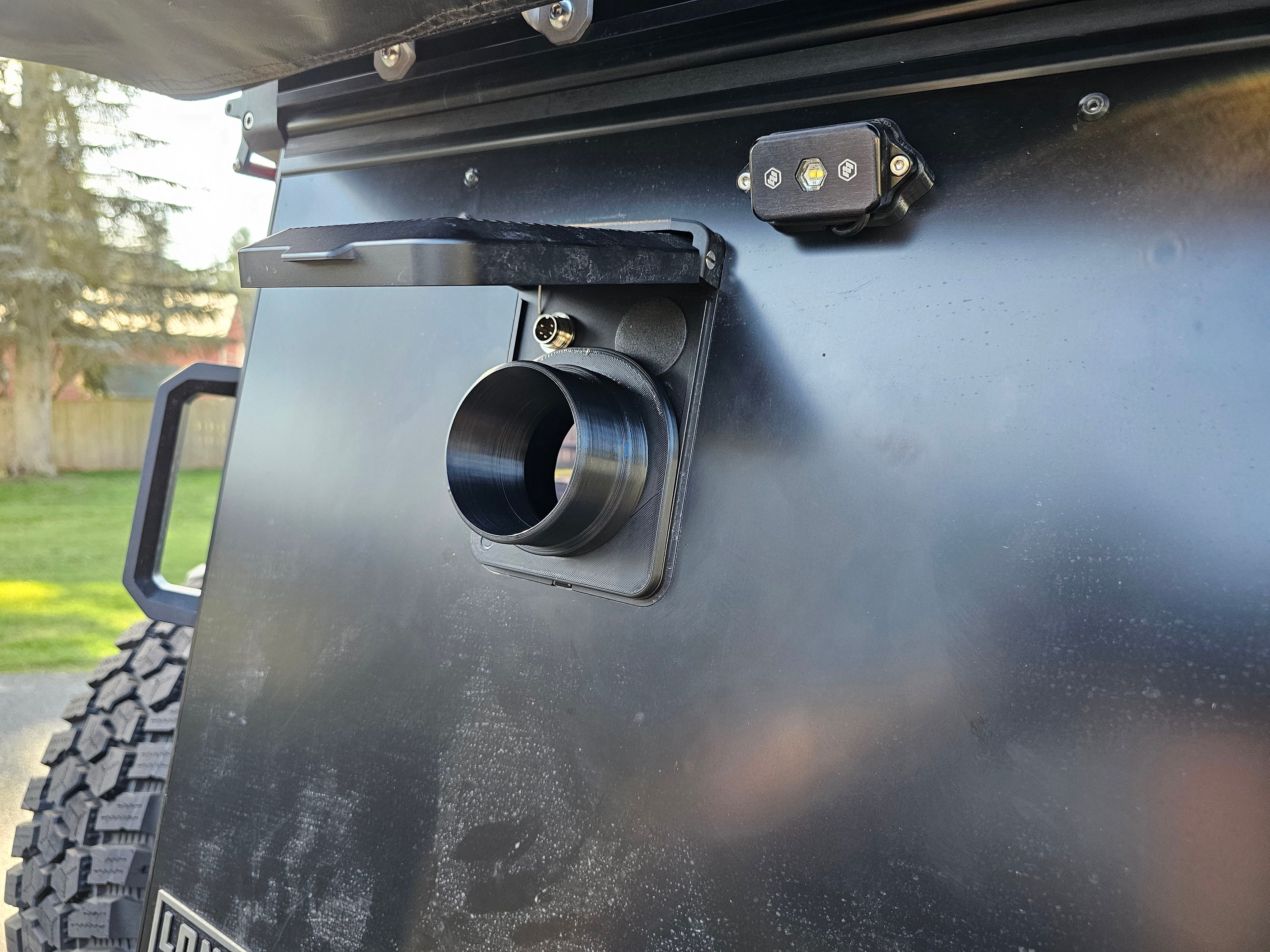 Lone Peak Overland Camper Diesel Heater Port Quick Attach Mount - Etsy