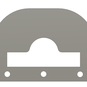 Simple Angle Grinder Mount DXF File - Etsy