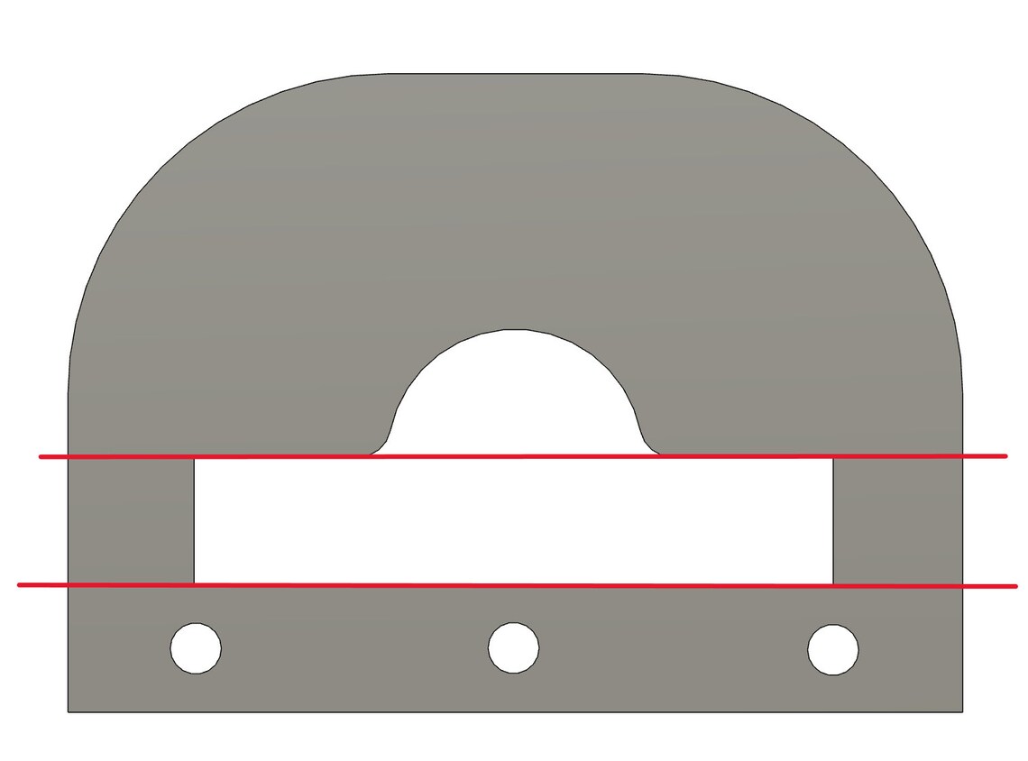 Simple Angle Grinder Mount DXF File - Etsy