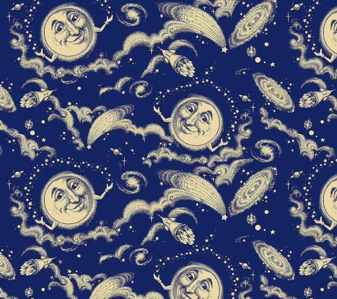 Cotton Moon Stars Universe Space, Shooting Stars, Comet, Comet, Galaxy ...