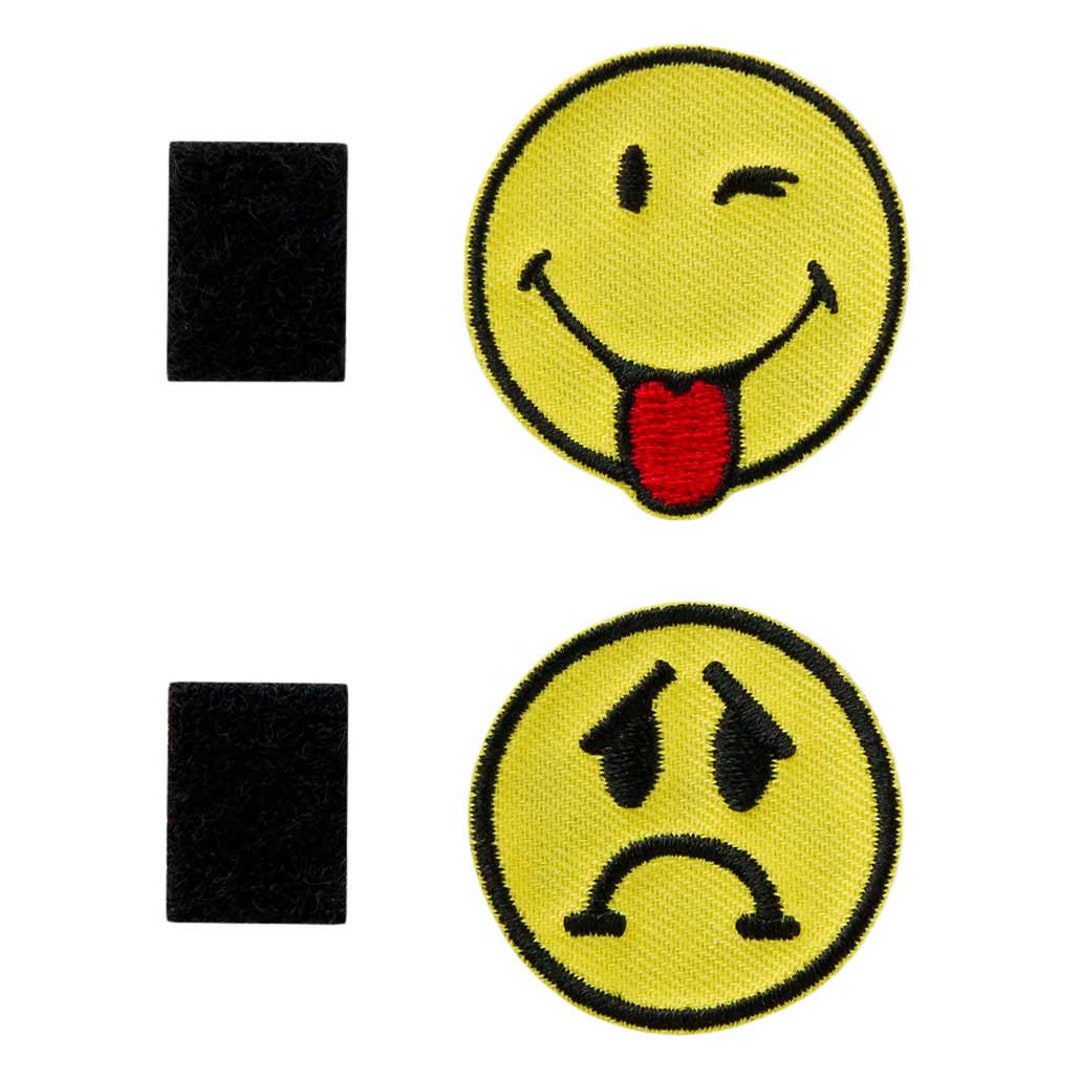 CHANGE PATC Smiley©, 2 Smileys, Wink, Snapping Eye, Velcro to Change ...