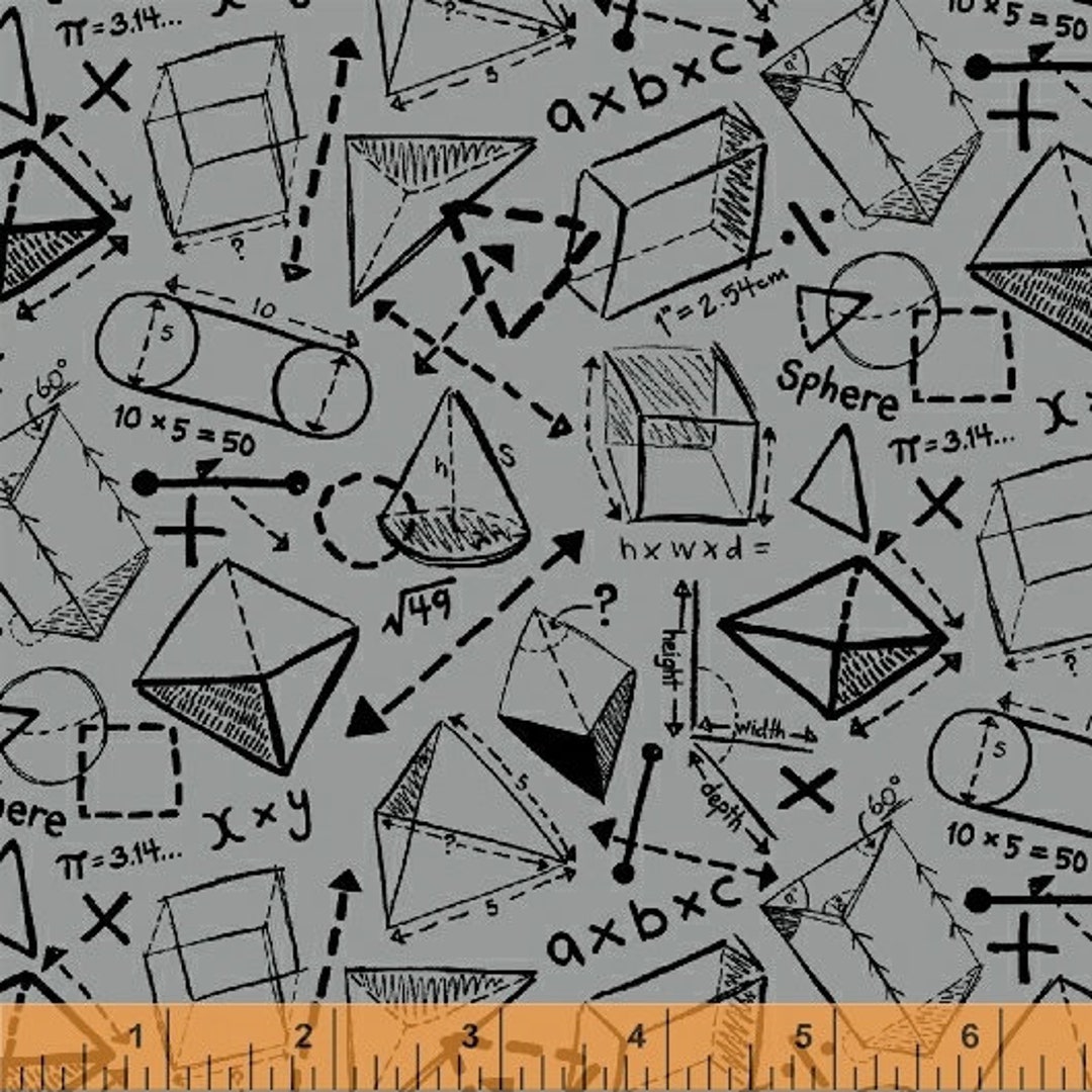 Cotton Geometry Formulas Pythagoras Mathematics Math Geometric ...