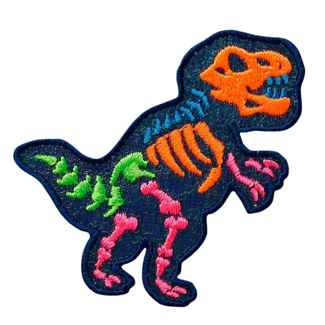 Dinosaurs, Tyrannosaurus Rex, Dino, Dinosaurs, Neon Color, Patches, Ironing Image, Press, Patch ...