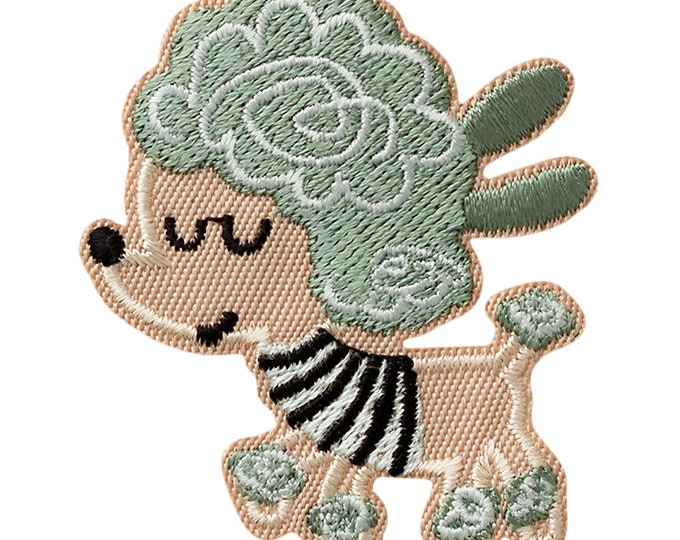 Poodle, Animals, Patch, Iron-on, Iron-on Patch, Patches, Applique ...