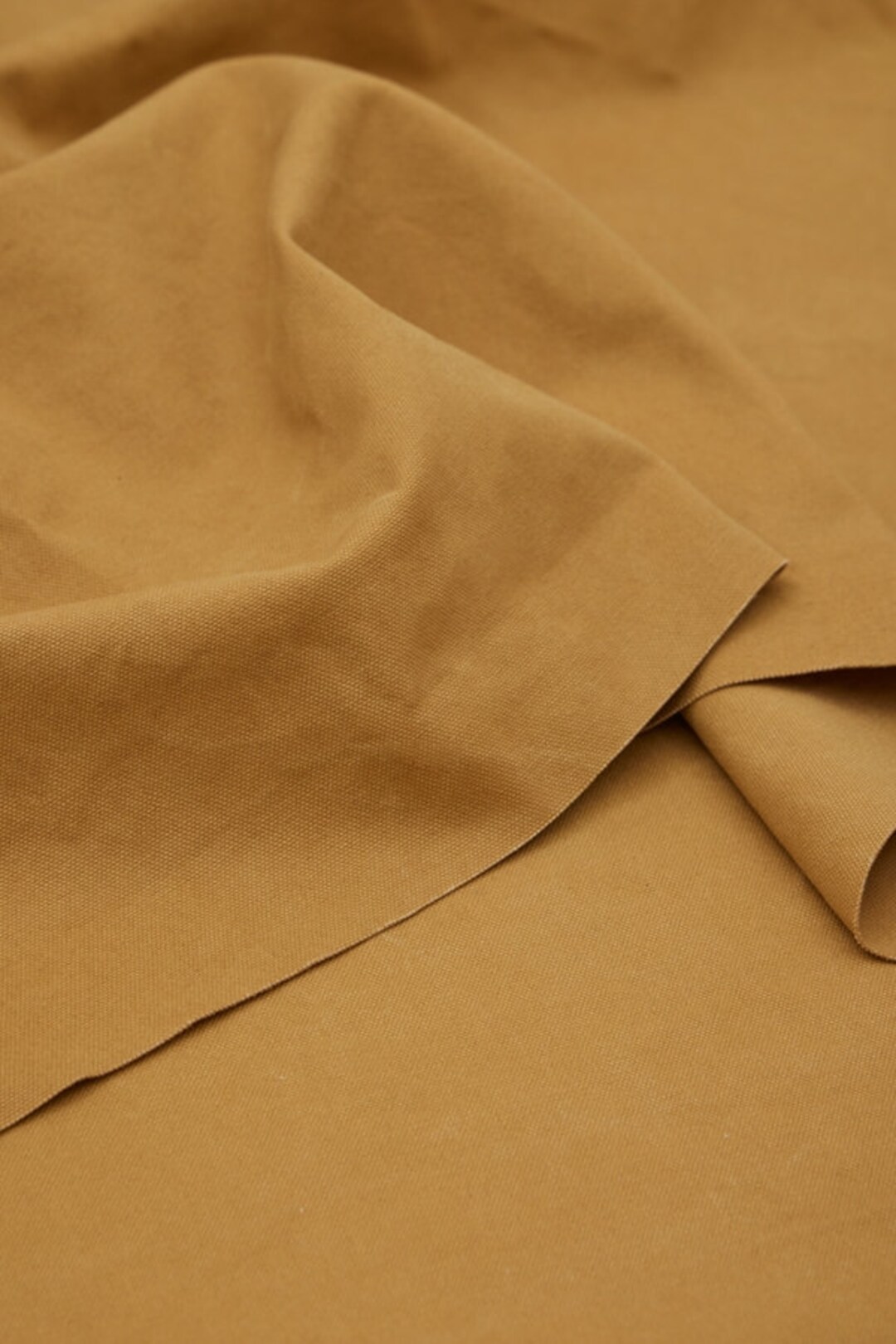 CANVAS MUSTARD CURRY Heavy washed von Mind the Maker, uni, nähen ...