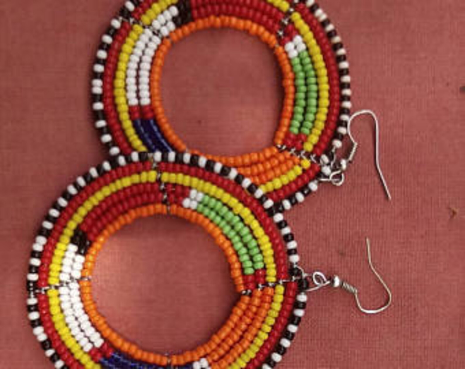 Maasai Earrings African Earrings Kenya Earrings Handmade - Etsy