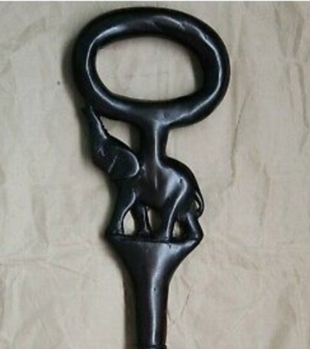 African Elephant Ebony Walking Stick Elephant Ebony Wood - Etsy