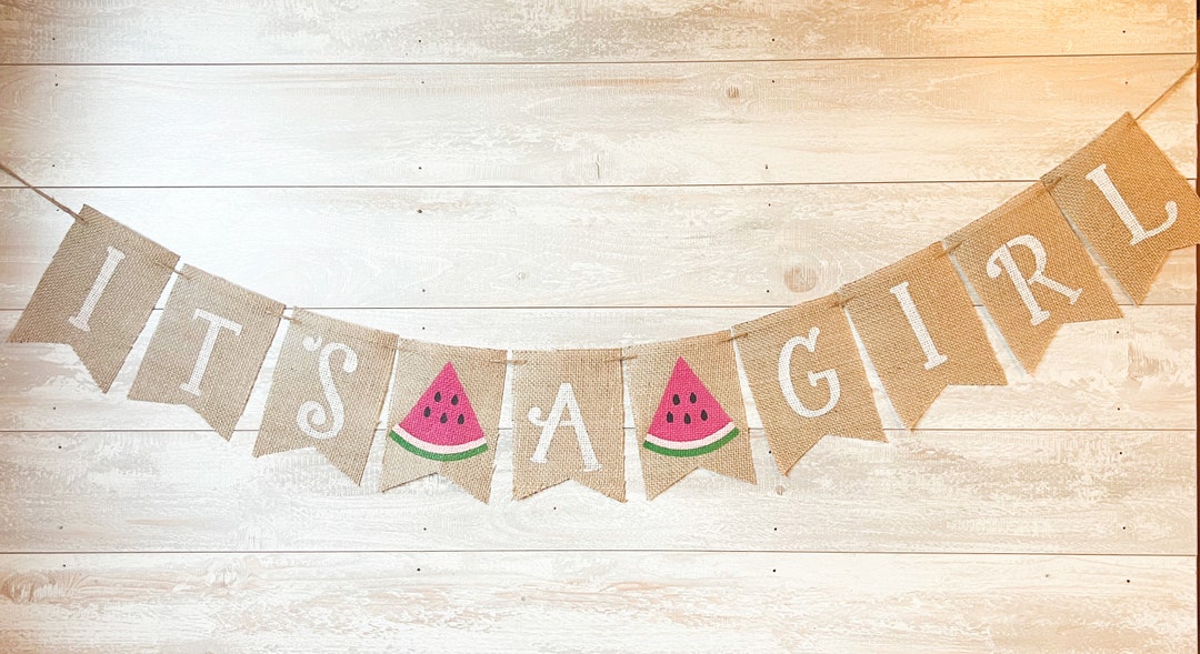 Tutti Frutti Baby Shower Banner, Tutti Fruity Baby Shower Decoration ...