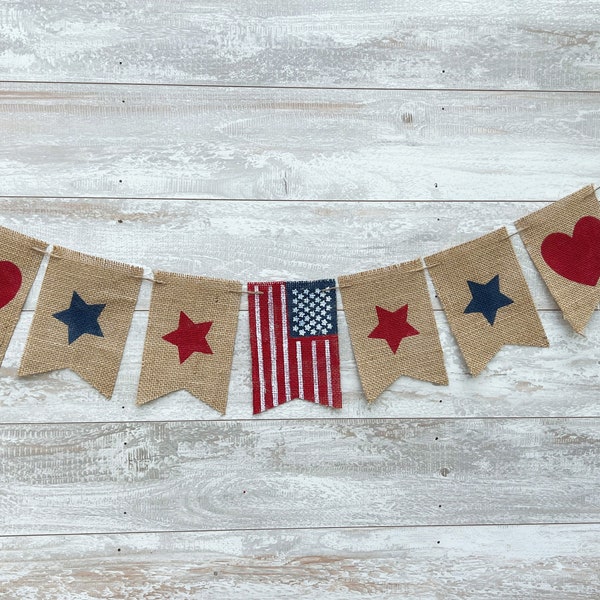 Patriotic Bunting - Etsy
