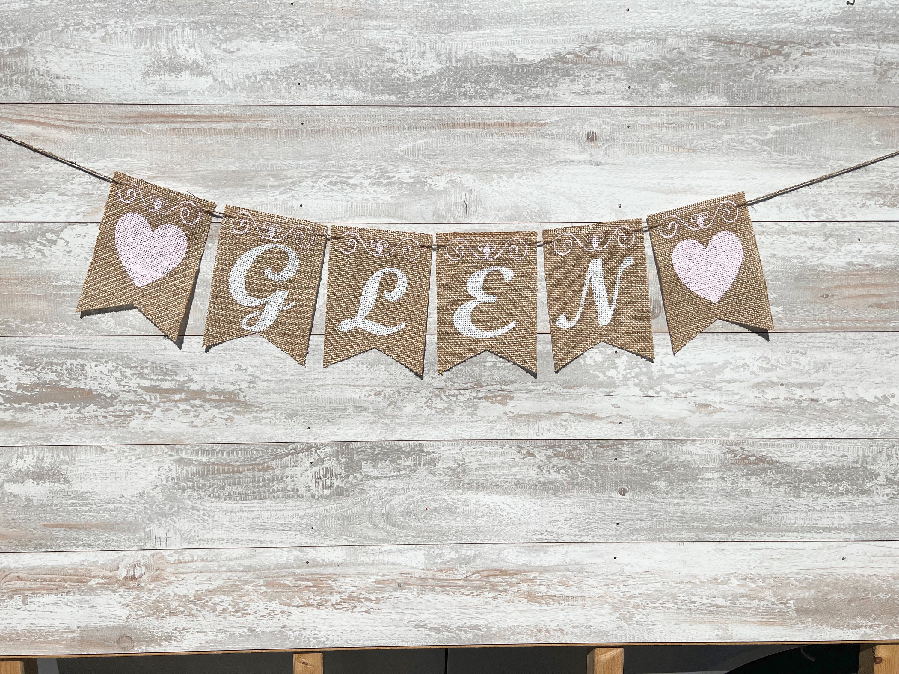 Personalized Banner, Custom Name Banner, Personalized Name Banner, Baby ...