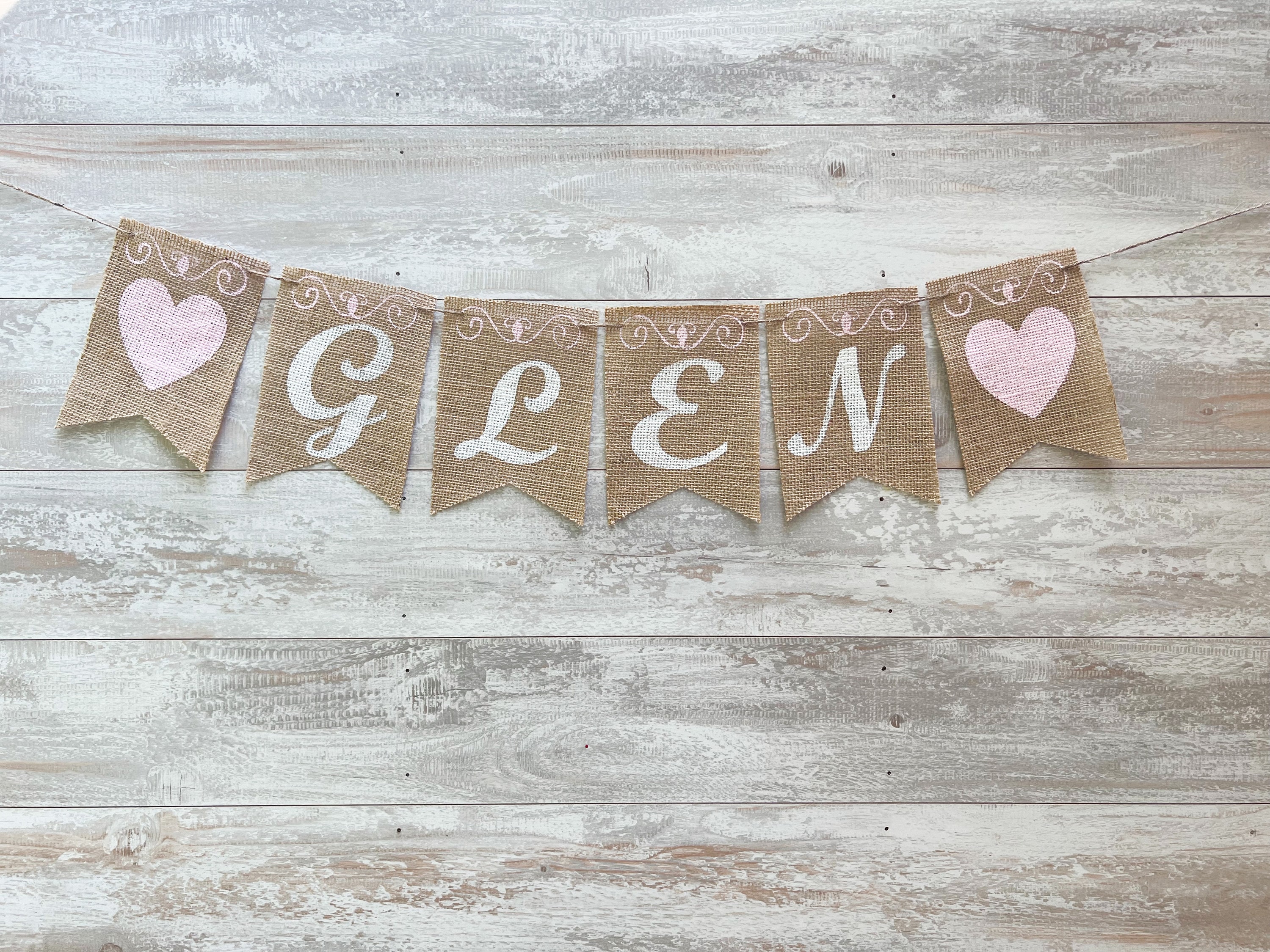 Personalized Banner, Custom Name Banner, Personalized Name Banner, Baby ...