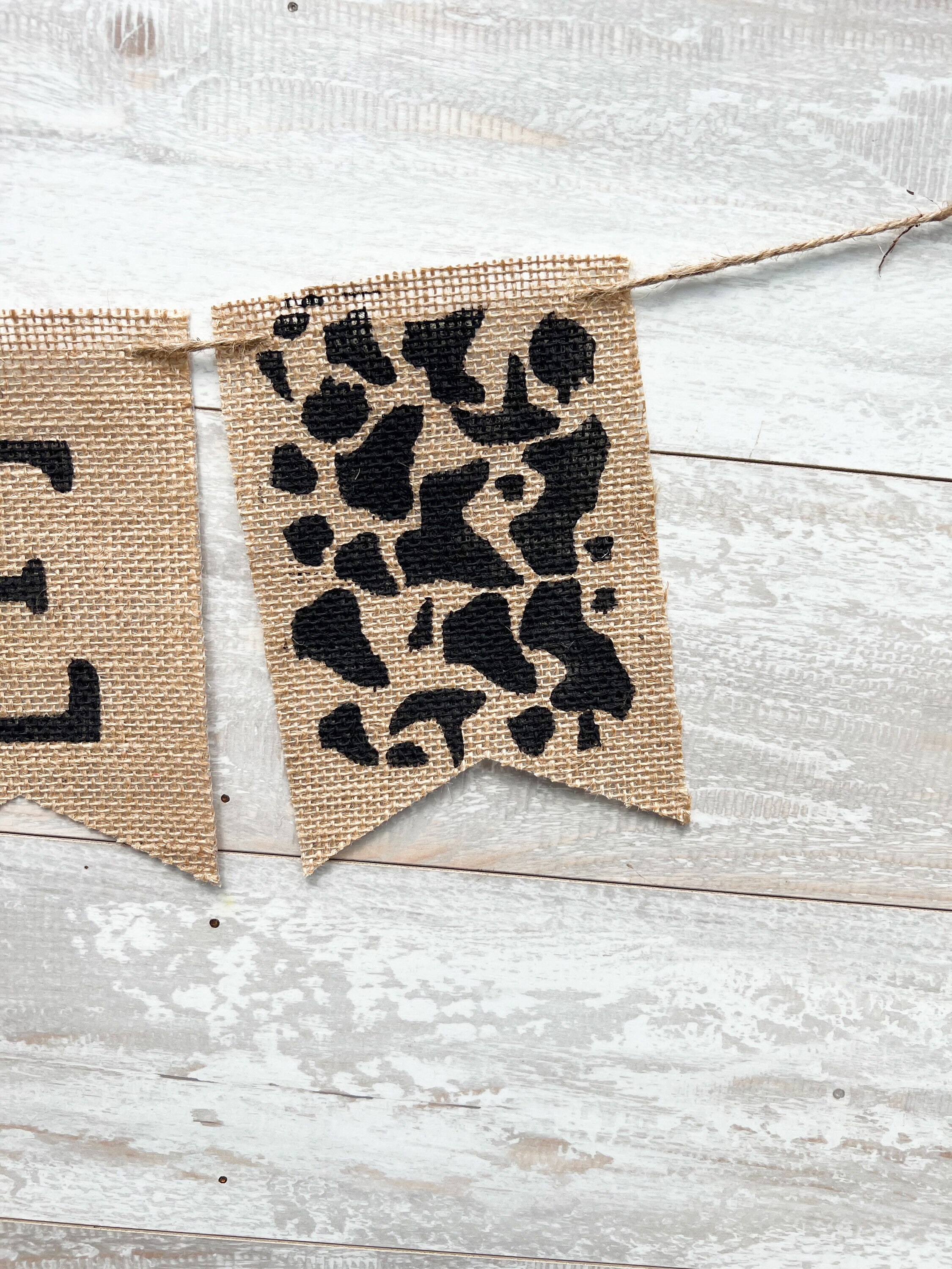 Cow Print First Birthday Banner, Farm Party Decor - Etsy